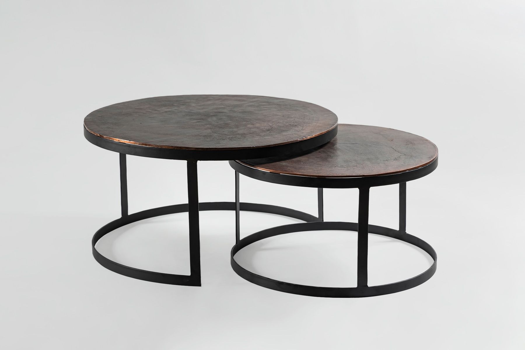 Circular Coffee Tables - Set of 2| Indecrafts | The House Of Things